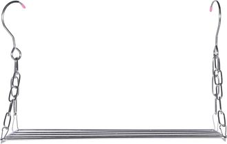 TOPBATHY Edelstahl Balkon Trockengestell Schuh Sockenhalter Platzsparend Rostfrei Robust f&uuml;r Haushalt und Balkon Organisator Kleiderst&auml;nder Schuhregal Aufh&auml;nge