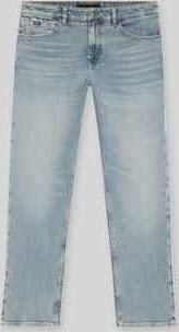 HUGO BOSS Straight Fit Jeans aus Baumwoll-Mix Modell C-OGDEN