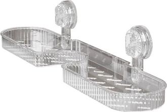 Generic Organiseur d&eacute;vier &agrave; ventouse, support de rangement pour robinet, &eacute;vier de cuisine, &eacute;tag&egrave;re de robinet &agrave; ventouse, &eacute;tag&egrave;res de douche amovibles, porte-