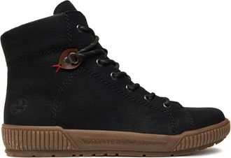 Rieker Schnürschuhe Rieker N0730-00 Schwarz