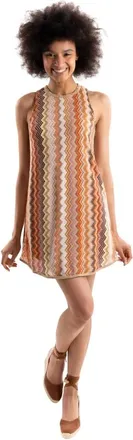 PHO Firenze Femme, Robes, Multicolore, Taille: 40 FR Robe Courte Sans Manches