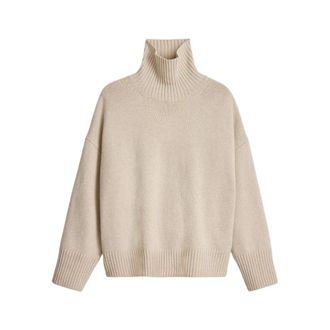 SOEUR William Roll Neck Pullover - - Knitwear - Damen - Beige - S