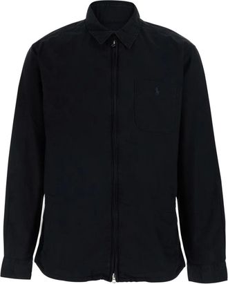 Polo Ralph Lauren Homme, Vestes, Noir, Taille: XL Chemise Sport Tiss&eacute;e