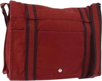 Herm&egrave;s Sac bandouli&egrave;re vintage doccasion - Femme - Pre-owned - Rouge - Taille: ONE Size