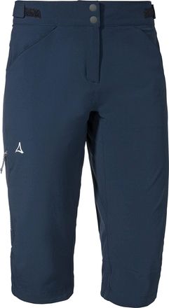 Sch&ouml;ffel Damen Pants Moldavia L, Wasserabweisende Radhose, Fahrradhose mit verstellbarem Bund und vorgeformten Knien, Dress Blues, 34