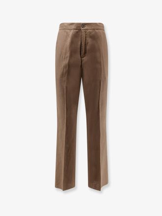 Hev&ograve; Torre Chianca linen and viscose trousers - HEVO - gender_Man