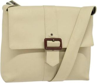 Burberry Pre-owned Toile sacs-ports-paule - Femme - Pre-owned - Beige - Taille: ONE Size