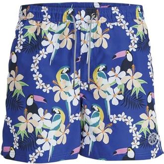 Jack & Jones Jpstfiji Jjswim AOP Ss24 LY Sn Shorts, Bluing, L Homme