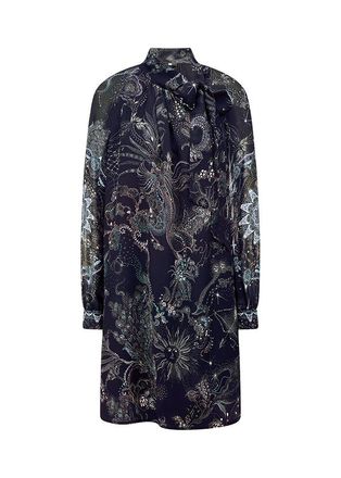 Riani Gemustertes Kleid Mit Schleife