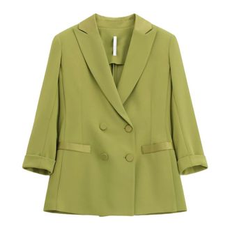 Imperial Femme, Vestes, Vert, Taille: 44 FR Giacca doppiopetto manica 3/4