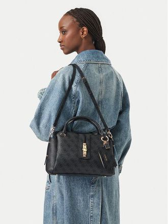 Guess Handtasche Yvonne Logo HWSG23 78060 Schwarz