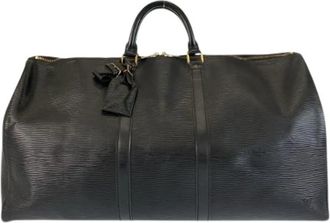 Louis Vuitton unisex, Pre-owned, Noir, Taille: ONE Size Pre-owned Keepall60 Epi Boston Bag