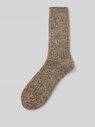 Camano Socken mit Woll-Anteil mit Rippb&uuml;ndchen Modell cosy mouline