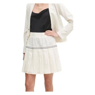 Liu Jo Femme, Jupes, Blanc, Taille: 36 FR Gonna Jersey Mini
