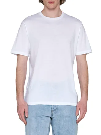Herno Mens T-Shirt Superfine White Cotton T-Shirts And Polos