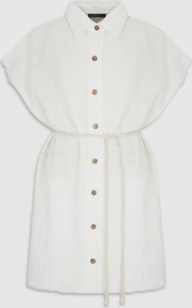 Maison Saint Julien Robe Courte Mykonos Off White