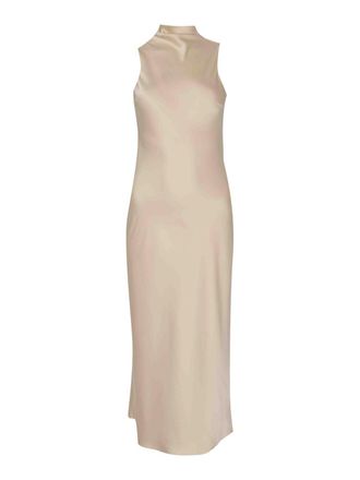 Patrizia Pepe Robe Au Genou - Gris Clair