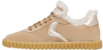 Voile Blanche Baskets en Cuir et suède, Beige- 36