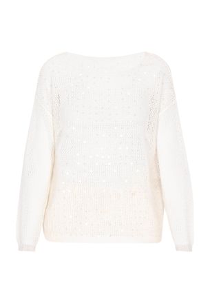 Usha Pullover Frauen cremefarben