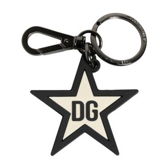 Dolce & Gabbana Stern Gummi Schl&uuml;sselanh&auml;nger - - Accessories - Herren - Schwarzk - ONE SIZE