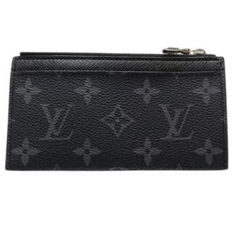 Louis Vuitton Porte-monnaie Pre-owned Monogram Eclipse - Homme - Pre-owned - Noir - Taille: ONE Size