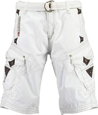 Geographical Norway Bermuda Homme Blanc XXL