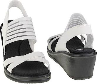 Skechers Rumblers-Solar Burst 31597-WHT, Womens sandals, white, 40 EU