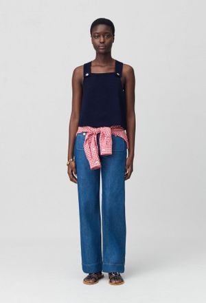 Claudie Pierlot Top col carr&eacute;