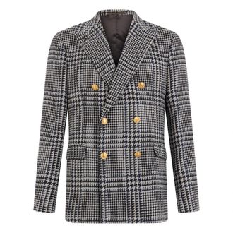 Slowear Zweireihiger Blazer aus Wolle - - Jackets - Herren - Mehrfarbig - XL