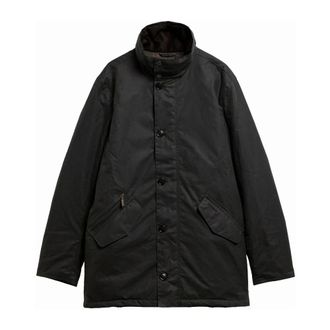 Barbour Moderne Powell Wachsjacke - - Jackets - Herren - Gr&uuml;n - 2XL