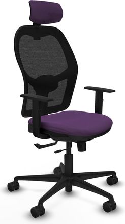 Piqueras y Crespo Ergonomischer Drehstuhl mit Chorqu&eacute;-Armen, h&ouml;henverstellbarer Lendenwirbelst&uuml;tze und h&ouml;henverstellbarem Kopfteil und Neigungsverstellung. Ausgestattet