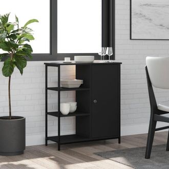 vidaXL Buffet noir 70x30x80 cm bois ding&eacute;nierie Vidaxl
