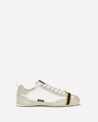 Fendi Wrap suede and fabric Sneakers Male 7.5