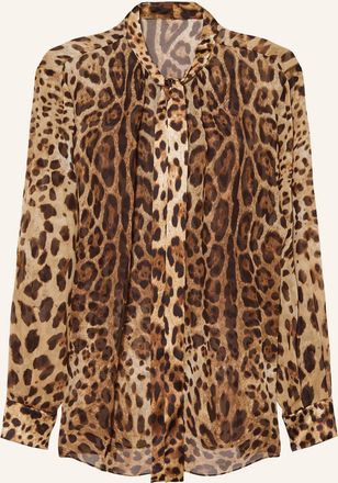 Dolce & Gabbana Schluppenbluse braun