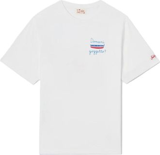 MC2 Saint Barth Homme, Tops, Blanc, Taille: 2XL Portofino T-Shirt