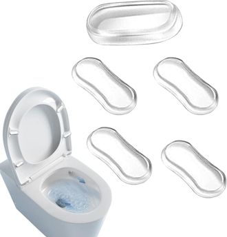 Generic Silikon -Silikon -Schiedsrichter -Stoßfänger 5x2x1 cm | Widerstandes Aufkleber Stoßdämpfer Zum Schlachten Von WC Rehabiller Easy Bowl Zum Fixieren Von