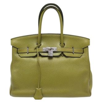 Herm&egrave;s Crossbody Bags - BIRKIN 35 HANDTASCHE 2007 TOGO-LEDER PISTAZIENGR&Atilde;oe - Gr. unisize - in Gr&uuml;n - f&uuml;r Damen