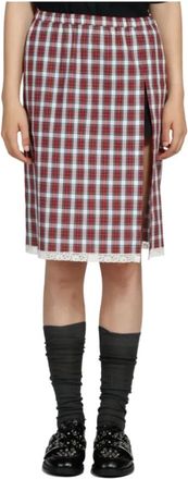 N&deg;21 Femme, Jupes, Rouge, Taille: 42 FR Jupe Crayon avec Fente