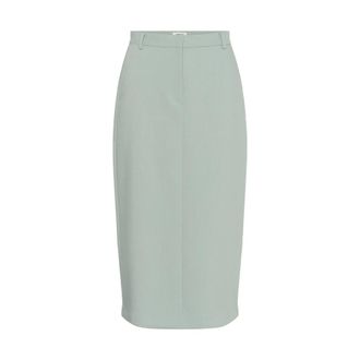 Soaked In Luxury Femme, Jupes, Vert, Taille: 42 FR Jupe crayon longue slim-fit argent bleu