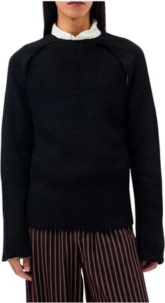 Ann Demeulemeester Herren, Strickwaren, Schwarzk, LGr&ouml;&szlig;e