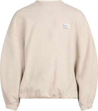 Jacquemus Sweatshirt Montaigne ample col rond en coton