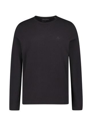 Marc O'Polo Herren Pullover schwarz unifarben