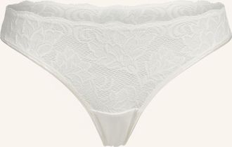 erlich textil Erlich Textil Emilia String Mit Spitze Aus Recyceltem Polyamid - Atmungsaktiv weiss