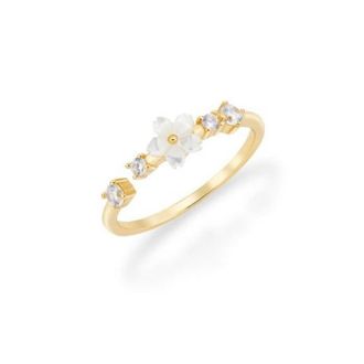 Rior Design Blumen Ring Lia Gold, S925