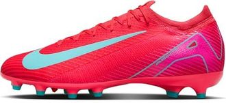 Nike Nike Mercurial Vapor 16 Pro AG-Pro Crampons de football bas (FQ8684-800, Ember Glow/Aurora Green), Rouge clair/vert aurore, 42 EU