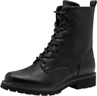 Tamaris Bottines plates en dentelle pour femme 1-25215-45 - Noir - Taille 39 EU, Noir, 39 EU
