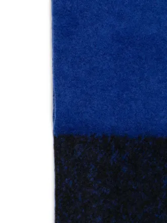 Paul Smith Colour-Block Wool Scarf - Blue