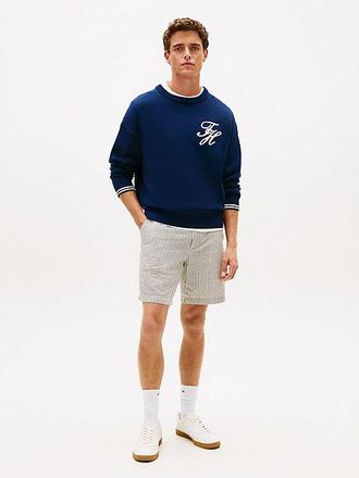 Tommy Hilfiger Short chino Dover &agrave; rayures couture int&eacute;rieure 20 cm