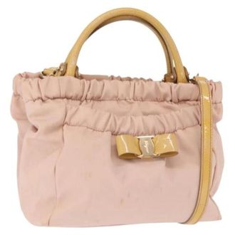 Ferragamo Pre-owned Nylon Handtasche - - Pre-owned - Damen - Rosa - ONE SIZE