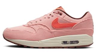 Nike Nike Unisex Air Max 1 Premium Sneaker, Coral Stardust/Bright Coral/Oxen Brown, 40